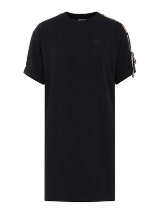 Burberry Robe Au Genou - Noir