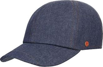 Mayser Casquette Classic Denim Homme - Made in The EU de Baseball en Jeans avec Visiere, Doublure, Ferme a lArriere Ete Printemps-ete - 57 cm Denim