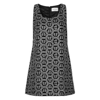 Philipp Plein Damen, Kleider, Schwarzk, SGr&ouml;&szlig;e