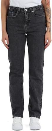 Karl Lagerfeld Jean Karl Lagerfeld, Femme, Denim Droit Taille Haute, Jambe Droite, Noir, 2832