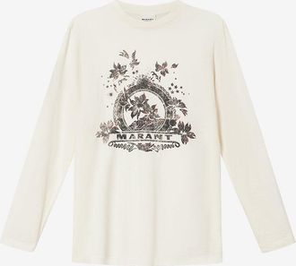 Isabel Marant T-shirt Martine - Femme - &Eacute;cru - Taillexs - Marant &Eacute;toile