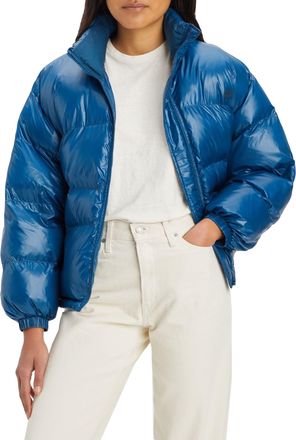 Levi's Damen Retro Puffer Caviar Jacke, Gibralter Sea, L