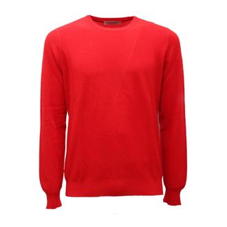 La Fileria Rundhals-Strickware - - Knitwear - Herren - Rot - XL