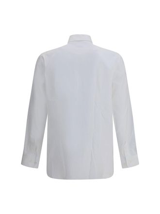 Etro Mens Roma Cotton Shirt Bianco Ottico