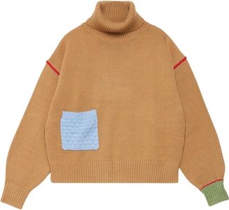 ottod'Ame Damen, Strickwaren, Beige, XSGr&ouml;&szlig;e