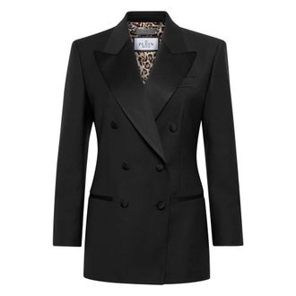 Philipp Plein Damen, Jacken, Schwarzk, LGr&ouml;&szlig;e