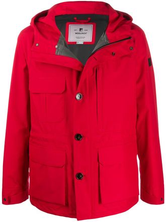 Woolrich veste &agrave; capuche - Rouge