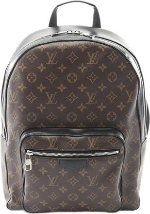 Louis Vuitton 2019 Monogram Macassar Josh backpack - Braun
