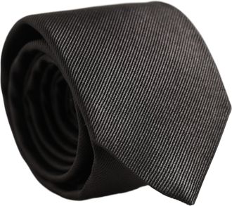 Dolce & Gabbana Silk Twill Necktie - Grey