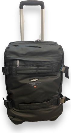 Aeronautica Trolley Cabin Linie New City Art. AM 546, Schwarz, bagaglio a mano 51, Softtrolley