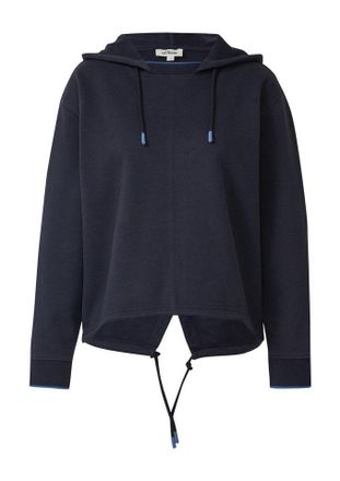 s.Oliver Sweatshirt Sweatshirt Hoodie mit Schlitz im R&uuml;ckteil