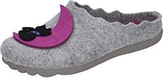 Manitu Femme 320429 Pantoufles, Gris, 36 EU