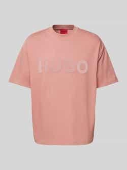 HUGO BOSS Oversized T-Shirt mit Label-Print Modell Dinkee