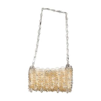 Paco Rabanne 1969 Nano Crystal Resin Schultertasche - - Bags - Damen - Rosa - ONE SIZE