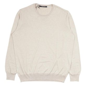Tagliatore Rundhals-Strickwaren - - Knitwear - Herren - Beige - 2XL