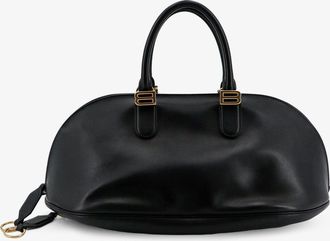 Balenciaga Bolero Bowling Medium Leather Bag - BALENCIAGA - gender_Woman