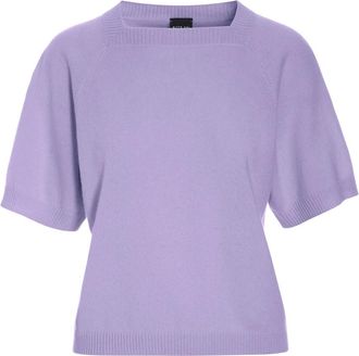 Bitte Kai Rand Femme, Pulls, Violet, Taille: 36 FR Chemisier &agrave; Manches Courtes en Cachemire Nuage