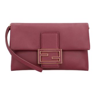 Fendi Mamma Baguette Pouch - - Bags - Damen - Rot - ONE SIZE