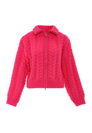 Mymo Strickjacke Damen Rosa