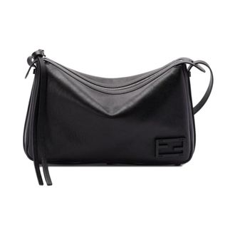 Fendi Iconic FF Embellished Crossbody Bag - - Bags - Damen - Schwarzk - ONE SIZE