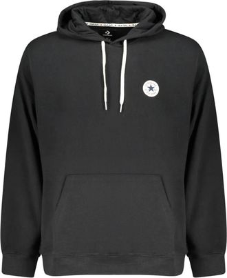 Converse Homme, Sweatshirts et sweats &agrave; capuche, Noir, Taille: XS Long-Sleeved Sweat &agrave; capuche