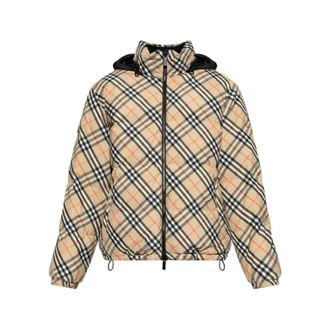 Burberry Snowdon Puffer Jacket - - Jackets - Herren - Beige - L