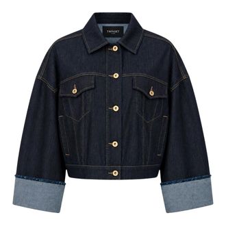 Twinset Denim Trucker Jacket - - Jackets - Damen - Blau - M