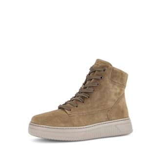 Gabor Damen High-Top Sneaker, Frauen Sneaker,fersen-Riemen,gefuettert,gesundheits-Schuhe,komfortable,Kunst-Stoff,weit,Lion (Micro),41 EU / 7.5 UK