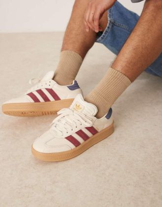 adidas Originals Samba XLG - Baskets - Crème et rouge-Blanc