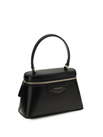 Givenchy Womens Handbag Antigona Mini Black Leather Calf Handbags Hand Bags