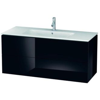 Duravit L-Cube Waschtischunterbau wandh&auml;ngend, 2 Schubk&auml;sten, - Duravit