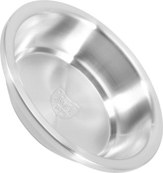 DOITOOL Edelstahl Dampfteller Runde Servierplatte f&uuml;r D&auml;mpfen und Aufbewahrung von Speisen Leicht Kompakt Sp&uuml;lmaschinenfest f&uuml;r Haushalt Restaurant Catering