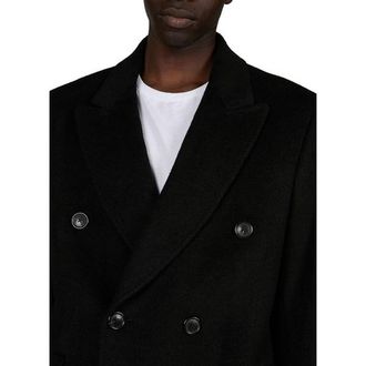 Our Legacy Manteau large en laine et mohair m&eacute;lang&eacute;