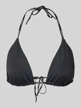 HUGO BOSS Bikini-Oberteil in Triangel-Form mit Label-Details