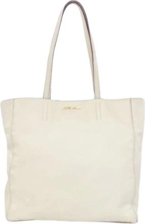 Miu Miu Damen, Pre-Owned, Wei&szlig;, ONE SIZEGr&ouml;&szlig;e