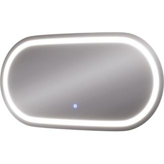 Vicco Badezimmerspiegel Miral, Glas, 50 x 100 cm mit Frontlight Beleuchtung, Vicco