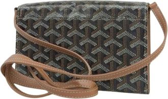 Goyard Sac bandouli&egrave;re vintage Pre-owned - Femme - Pre-owned - Noir - Taille: ONE Size