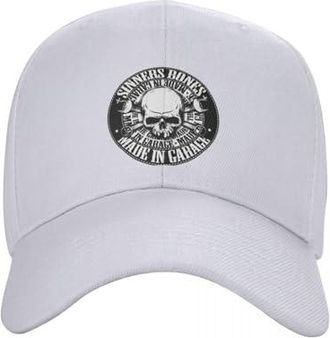 Generic Casquette de baseball personnalis&eacute;e Sinners Bones Made in Garage Casquette de baseball Protection solaire Hommes Femmes R&eacute;glable Cr&acirc;ne Squelette Dad C