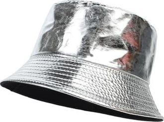 Generic Chapeau de p&ecirc;cheur double couleur en cuir pour femmes, chapeau de bassin de soleil en plein air, chapeau de voyage pliable pour hommes, multicolore en