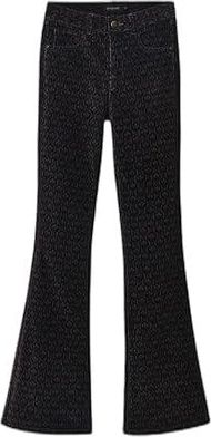 Desigual Pant_Tears, 3028 Cereza Pantalon décontracté, Rouge, 36 Femme