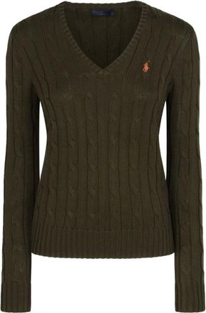 Polo Ralph Lauren Femme, Pulls, Vert, Taille: 40 FR Julianna Long Sleeve Pullover