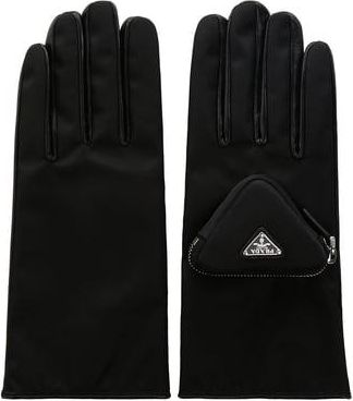 Prada Gants avec logo