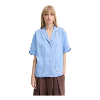 Munthe Ushi Shirt - - Blouses & Shirts - Damen - Blau - S
