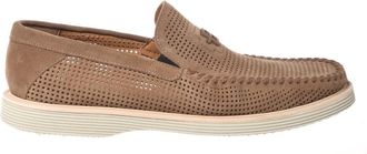 Baldinini Homme, Chaussures, Brun, Taille: 45 EU Perforated Suede Loafer
