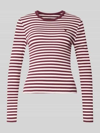 Only Regular Fit Langarmshirt aus Baumwoll-Mix Modell VAL
