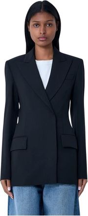 Sportmax Femme, Vestes, Noir, Taille: 36 FR Fate Blazer