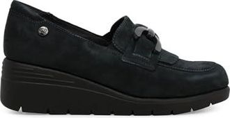 Melluso Mocassin Femme en Cuir Bleu k55280 39