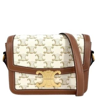 Celine Sac bandouli&egrave;re vintage doccasion - Femme - Pre-owned - Blanc - Taille: ONE Size