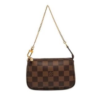Louis Vuitton Pre-owned Mini Pochette Accessoires - Femme - Pre-owned - Brun - Taille: ONE Size