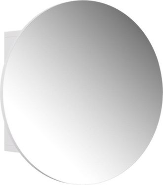 Vicco Armoire de toilette Loki, Blanc, 50x50cm avec 2 compartiments, Vicco